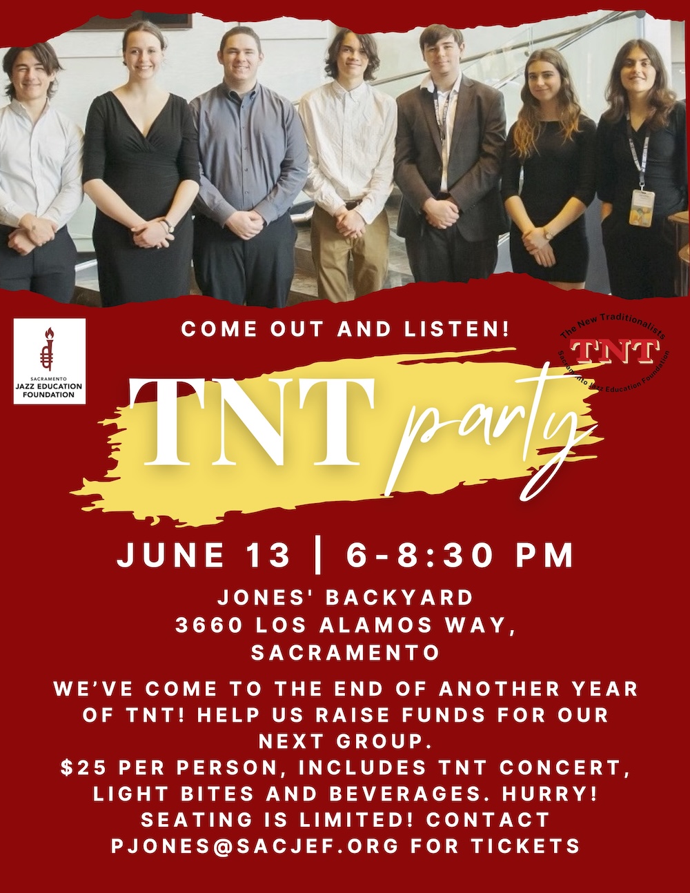 Come Out And Listen! - Sacramento Jazz Education Foundation